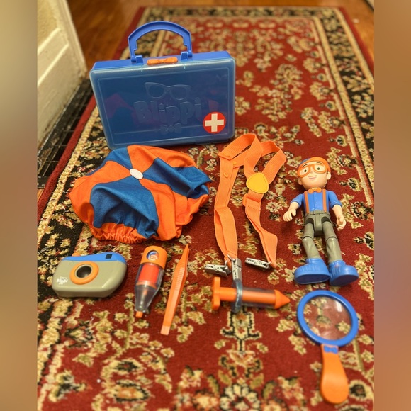 Blippi | Toys | Blippi Adventure Playset Blue And Orange | Poshmark
